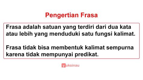 Contoh Frasa Sifat 58 Koleksi Gambar