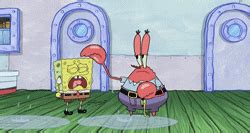 Mr Krabs Comforting Sad Spongebob Squarepants Krusty Krab Gifdb