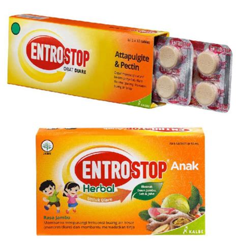 Jual Neo Entrostop Tablet Entrostop Herbal Anak Obat Diare Obat