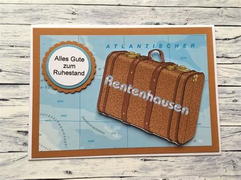 Witzige Grußkarte zum Ruhestand Glückwunschkarte Ruhestand Etsy