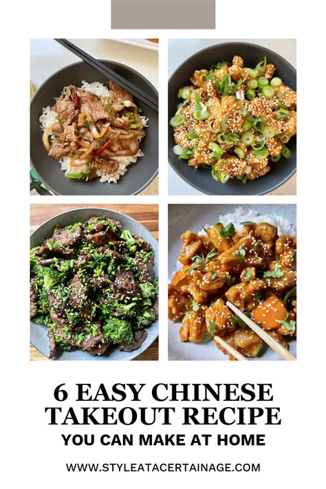 6 Easy Chinese Takeout Recipes You Can Make At Home Takeout Food