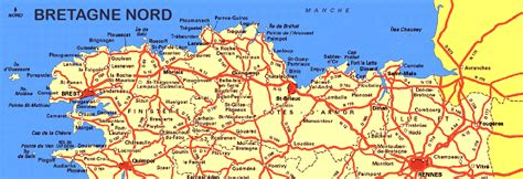 Carte De Bretagne Nord Voyage Carte Plan