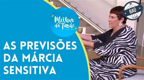 Ba Melhor Da Tarde M Rcia Sensitiva Faz Previs O Para Famosos E