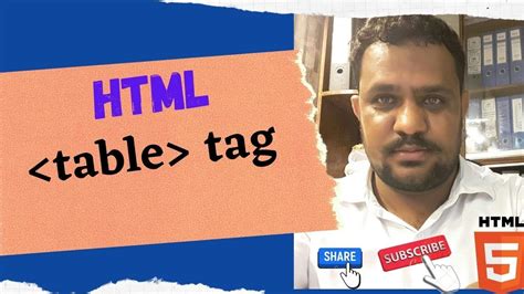 how to create html table in web page table tag mq tech youtube