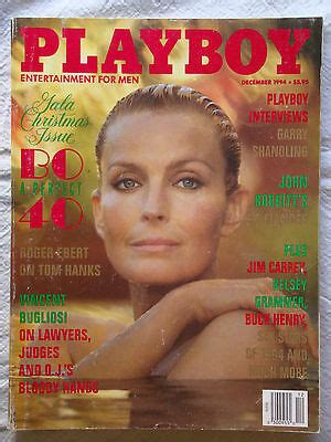 Original Playboy Magazine December 1994 Bo Derek Pictorial Sex Stars Of