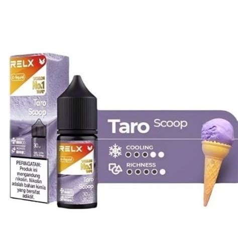Jual Liquid RELX Taro Scoop Salt Nic 30ML By RELX Shopee Indonesia
