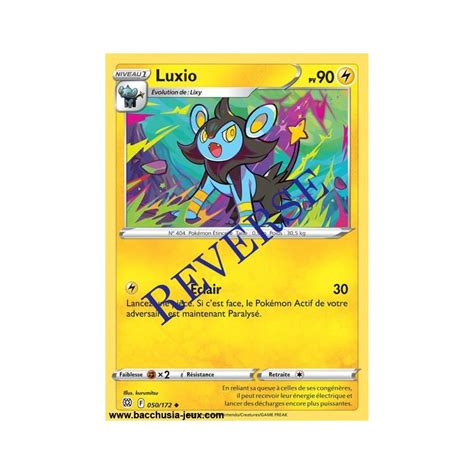Carte Pokémon EB09 050 172 Luxio Reverse