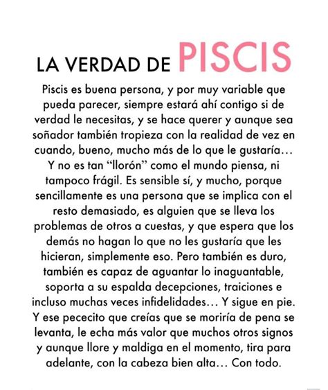 Piscis Citas De Piscis Signos Del Zodiaco Piscis Horoscopo Piscis