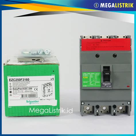 Jual SCHNEIDER MCCB 3P 160A NFB EZC EASYPACT BREAKER EZC250F3160