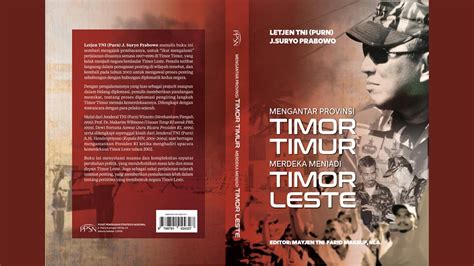 LIVE Peluncuran Buku Letjen TNI Purn J Suryo Prabowo Tentang