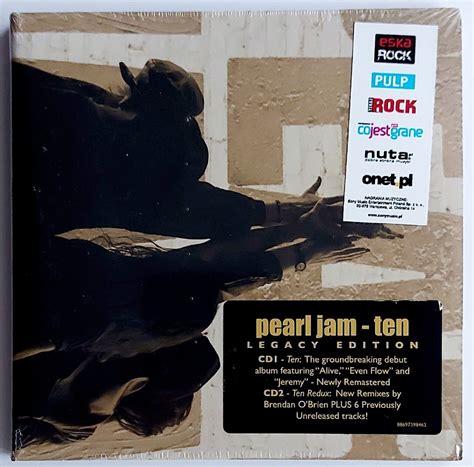 PEARL JAM Ten Legacy Edition 2CD 2009r Folia Nowa Wieś Malborska