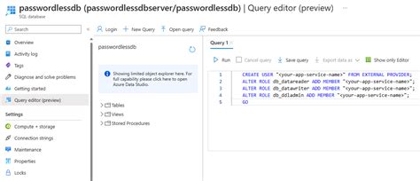 使用 和 microsoft data sqlclient 库连接并查询 azure sql 数据库 azure sql database microsoft learn