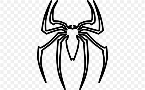 Black And White Spiderman Logo