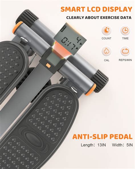 Niceday Steppers For Exercise Stair Stepper With Resistance Bands