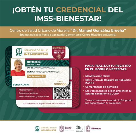 Arranca En Morelia Credencializaci N Al Imss Bienestar Conoce C Mo