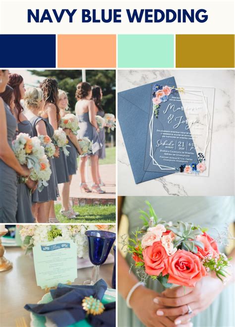 Top 10 Color Schemes For A Navy Blue Inspired Wedding In 2023