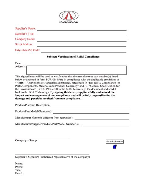 Reach Declaration Form Template Tutore Org Master Of Documents