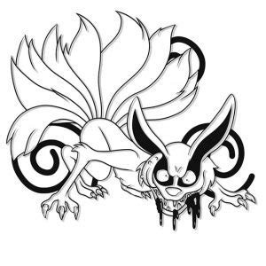 35 Desenhos Do Kurama Para Imprimir E Colorir Pintar