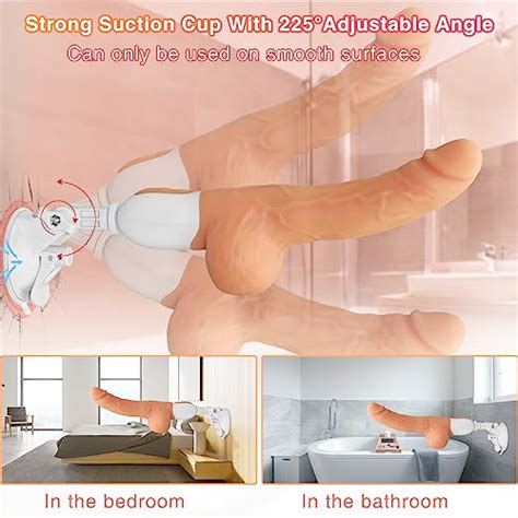 Sex Machine Thrusting Realistic Dildo For Women With 10 Vibrating