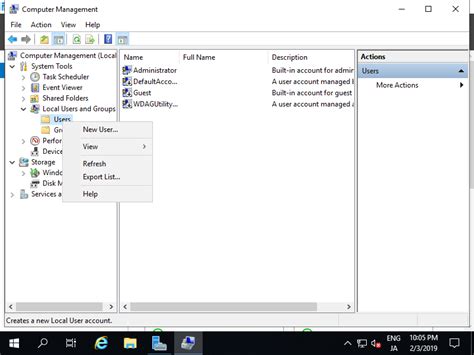 Windows Server Initial Settings Add Local User Server World
