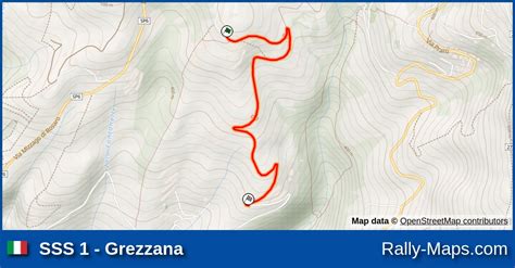 Karte SSS 1 Grezzana Rally Due Valli 2021 CIAR RallyeKarte De