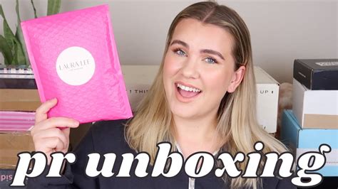 Huge Pr Unboxing Free Makeup Haul Youtube