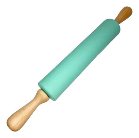 Palo De Amasar Con Mango De Madera Y Rodillo Giratorio 43 Cm MercadoLibre
