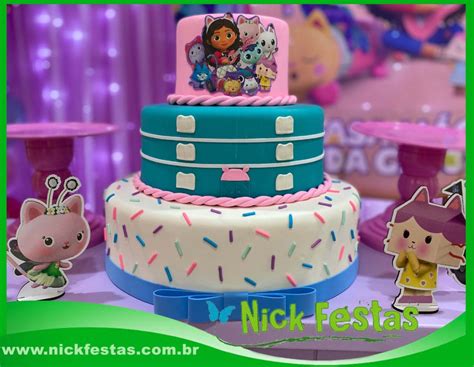 Decoração Infantil Cilindros A Casa Magica da Gaby Nick Festas