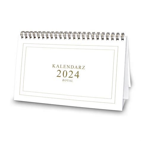 Kalendarz biurkowy 2024 Royal na biurko stojący 14521982985 Sklepy