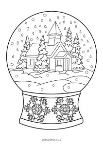 Dibujos De Invierno Para Colorear P Ginas Para Imprimir Gratis