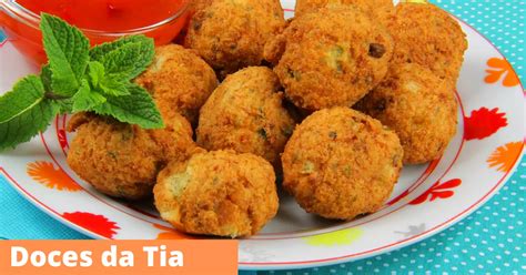 Receita De Bolinhos De Bacalhau Tradicional Portuguesa