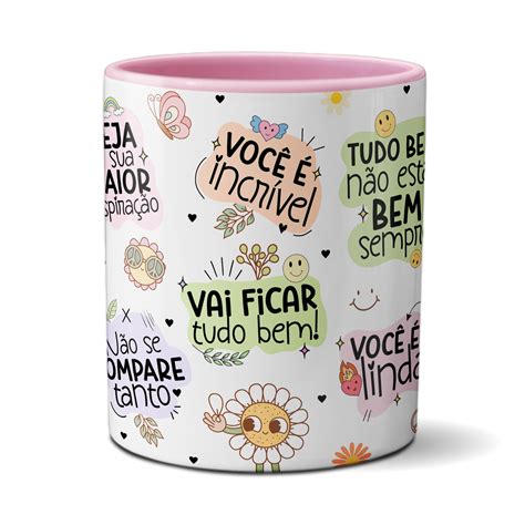 Caneca Motivacional Voc Forte Suficiente Linda Incr Vel Minha Caneca