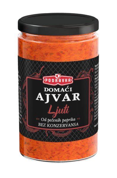 25 na ajvar ljuti domaći Podravka 350 g Tommy Akcija Njuškalo