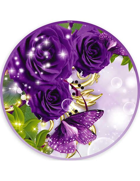 Painel Redondo Sublimado Decoração de Festa Floral Decoração Infantil