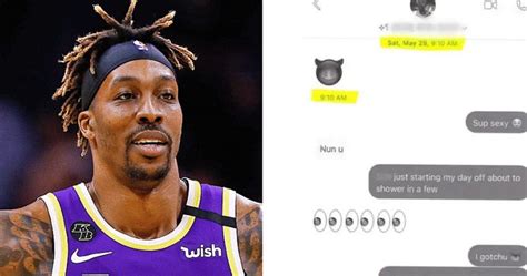 Dwight Howards Intimate Text Messages To Man Leaked Photos Game 7