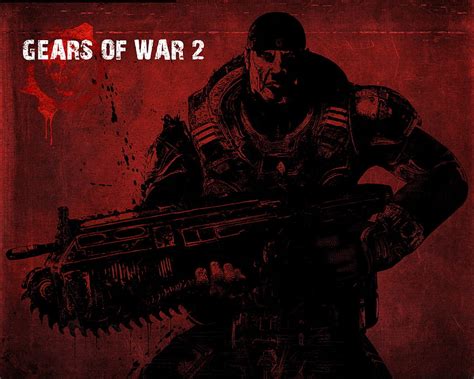 Gears Of War2 The Dark World Xbox360 Videogame Gears Of War Red