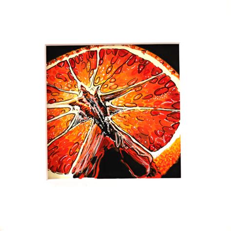 Angela Faustina ORANGE Acrylic Painting 2024 2 Angela Faustina