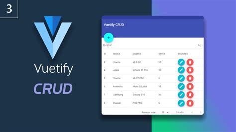3 6 Vuetify CRUD Introducción al framework Vuetify YouTube
