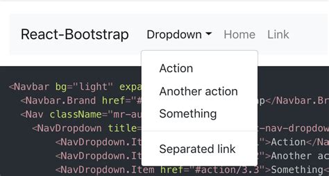 create a bootstrap navbar in reactjs bootstrap navbar images