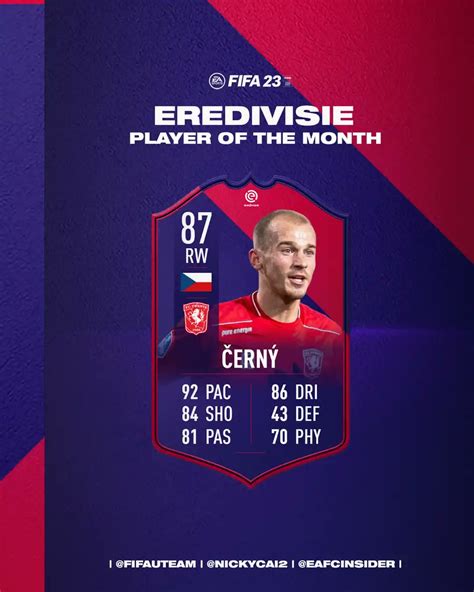 FIFAUTeam On Twitter Eredivisie POTM FIFA23 May S Eredivisie
