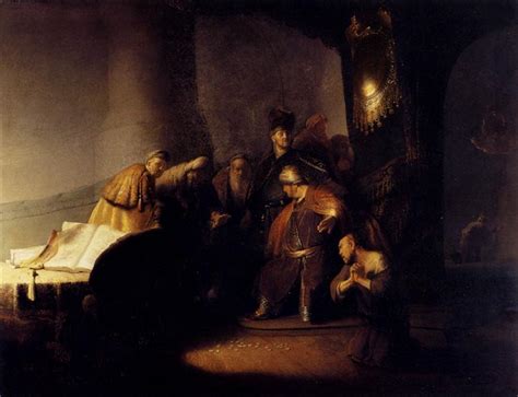 Repentant Judas Returning The Pieces Of Silver Rembrandt WikiArt