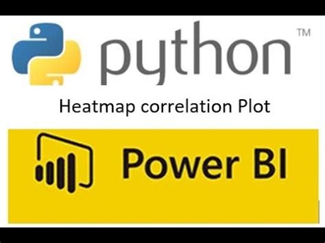 Python In Power Bi Part Correlation Heatmap Youtube