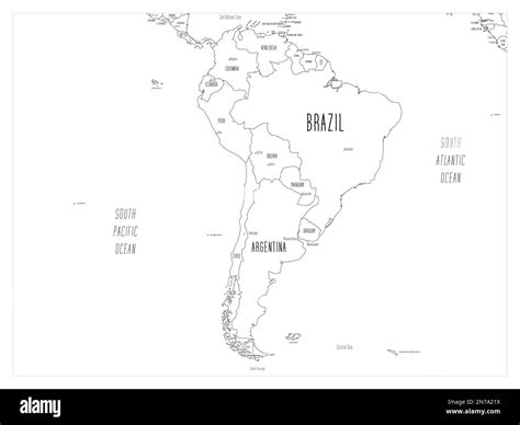 Mapa De America Latina Para Dibujar Im Genes Vectoriales De Stock Alamy