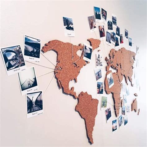 Wall Map Travel Pins Wayne Baisey