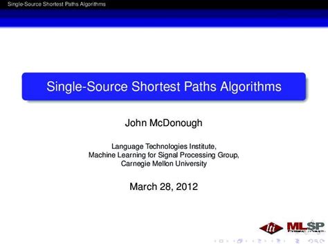 pdf single source shortest paths algorithms dokumen tips