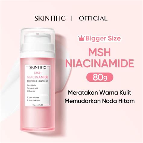 SKINTIFIC MSH Niacinamide Brightening Moisture Gel 80g Mousturizer