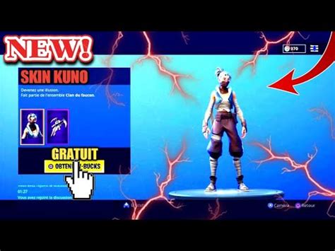 AVOIR LE NOUVEAU SKIN KUNO GRATUIT SUR FORTNITE YouTube