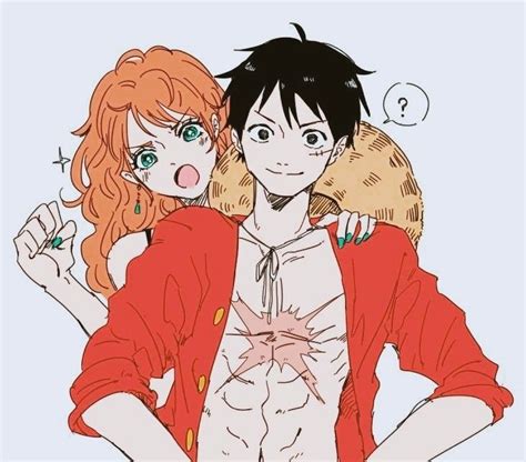 Pin De Gummi Sushii Em Luffy X Nami Anime Casais Manga De Anime