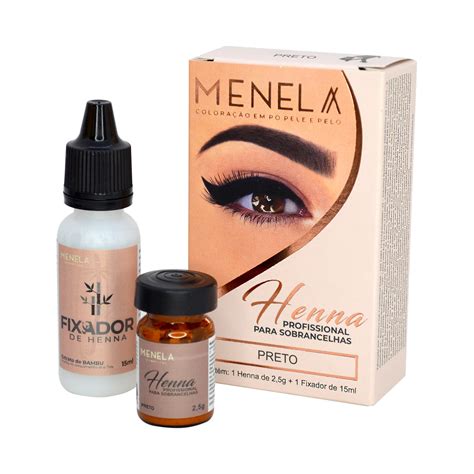 Kit Henna Para Sobrancelhas Menela
