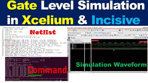 How To Do Gate Level Simulation In Xcelium Youtube